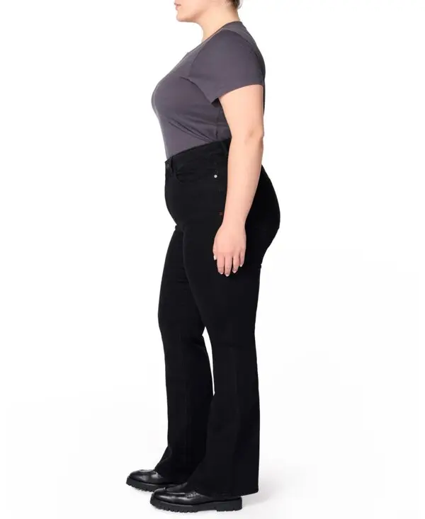 Warp + Weft Mia Plus High Rise Flare Jeans