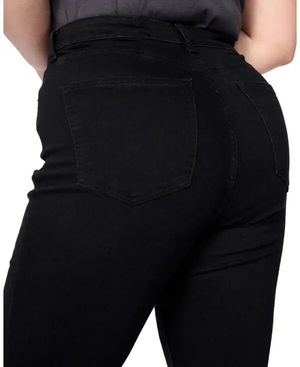 Warp + Weft Mia Plus High Rise Flare Jeans