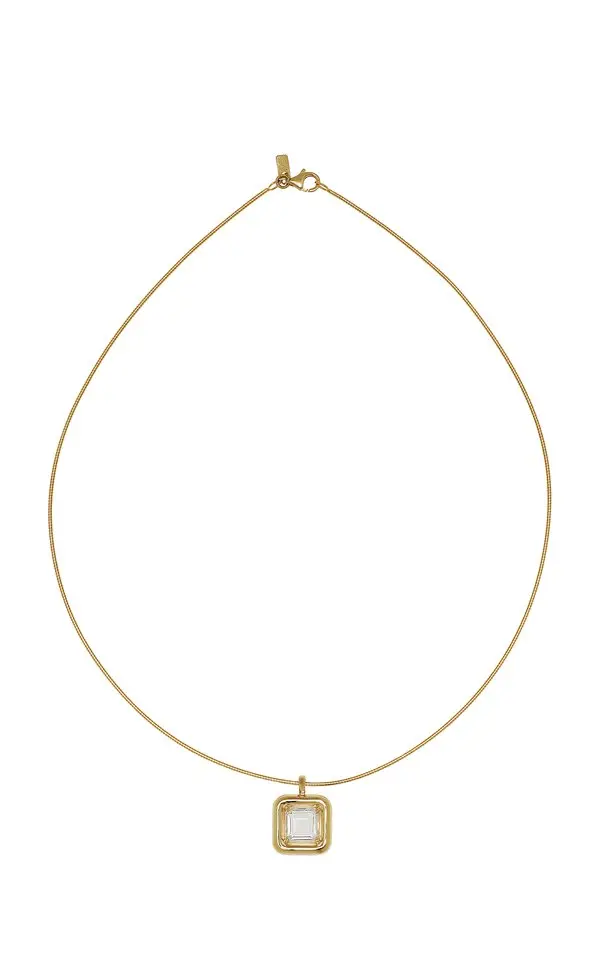 bea bongiasca - 9K Yellow Gold Crystal Pendant Necklace