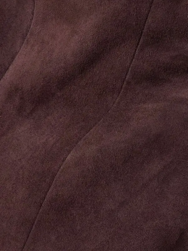 Stouls Gégé Suede Flared Pants - Brown