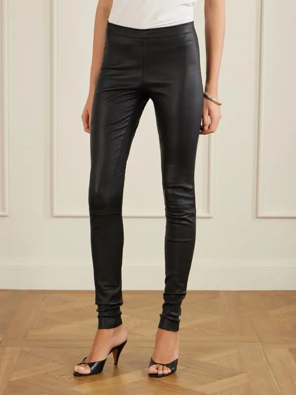 Stouls Carolyn Leather Leggings - Black