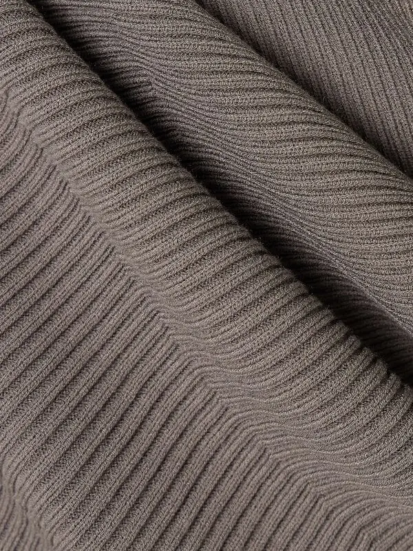 Rick Owens Draped Ribbed-knit Top