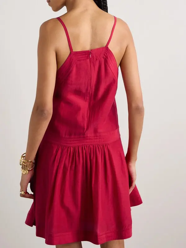 MARANT ETOILE Danielle Gathered Mini Dress