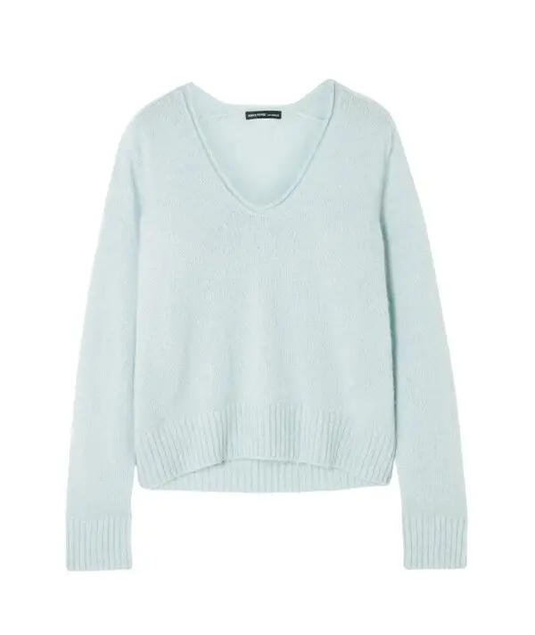 JAMES PERSE Cashmere Sweater - Light Blue