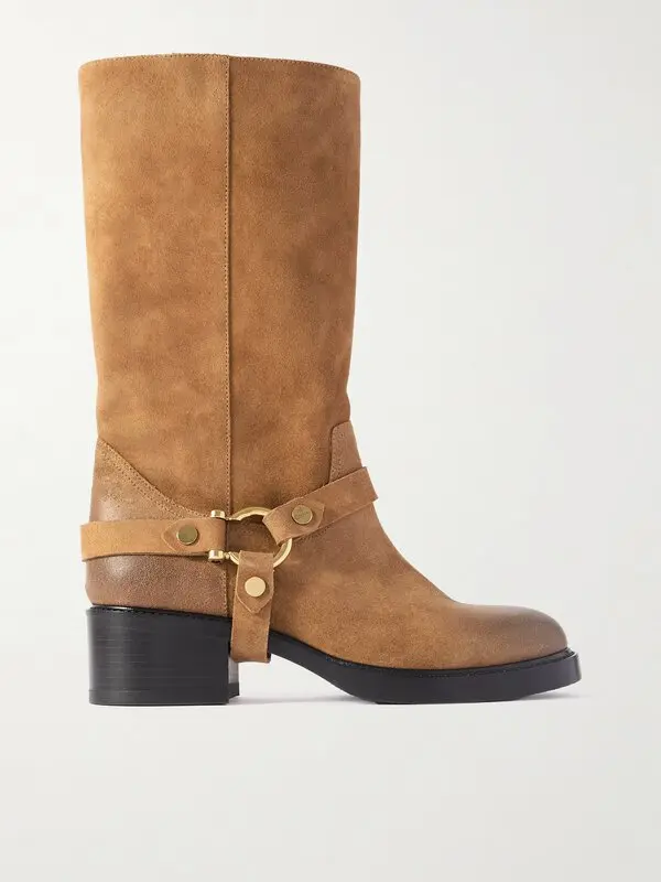 Chloé Dakota Buckled Ankle Boots