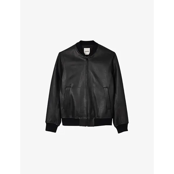 Sandro Regular-fit Leather Jacket