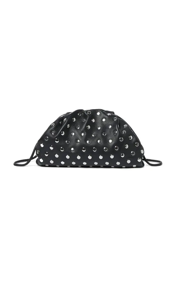 LOEFFLER RANDALL Bailey Studded Leather Clutch