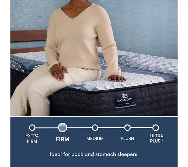 SERTA Icomfort Elana 11.5' Memory Foam Firm Mattress Cal King