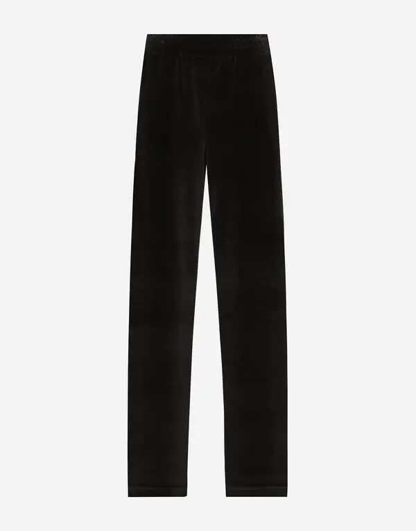 Dolce & Gabbana Cotton Chenille Jogging Pants With Dg Logo