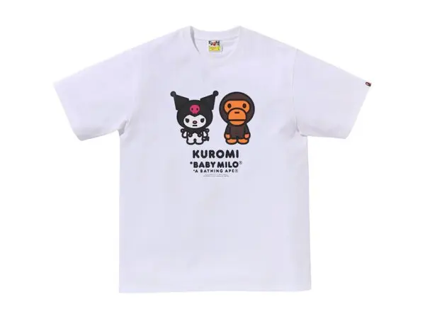 A BATHING APE X Kuromi Baby Milo Tee Shirt - White