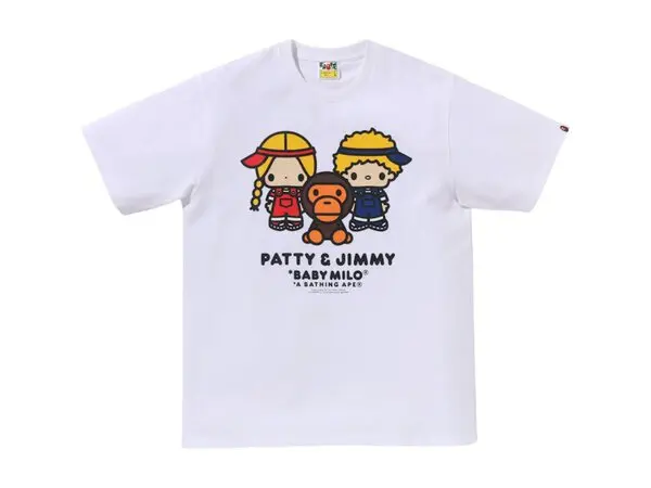 A BATHING APE X Patty Jimmy Baby Milo Tee Shirt - White