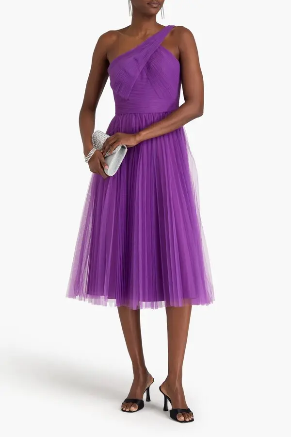 fitted lace wedding dress 2014 Zac Posen Bias Cut Soft Purple Dress W Low V Back and Front & Exp –  Shrimpton Couture