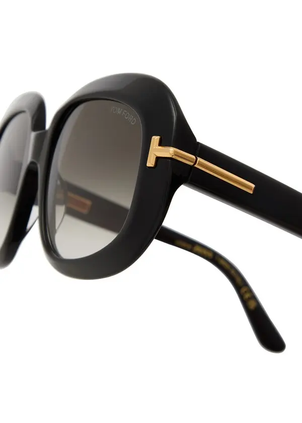 TOM FORD Icon Oversized Sunglasses - Black