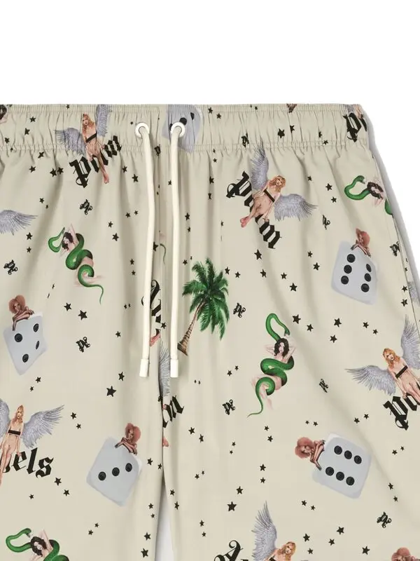 Palm Angels Pin-up Swim Shorts