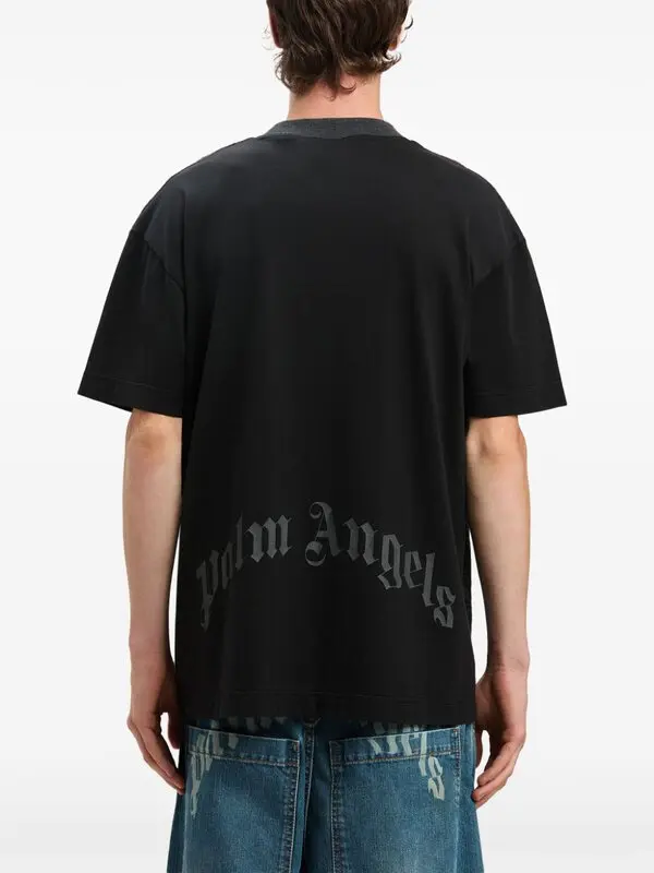 Palm Angels Palms Curved Logo T-shirt