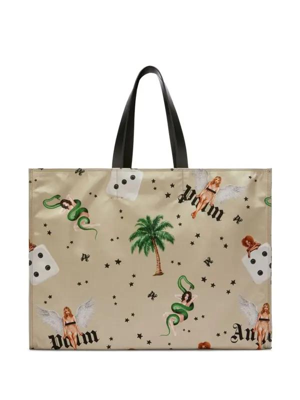 Palm Angels Pin-up Tote Bag