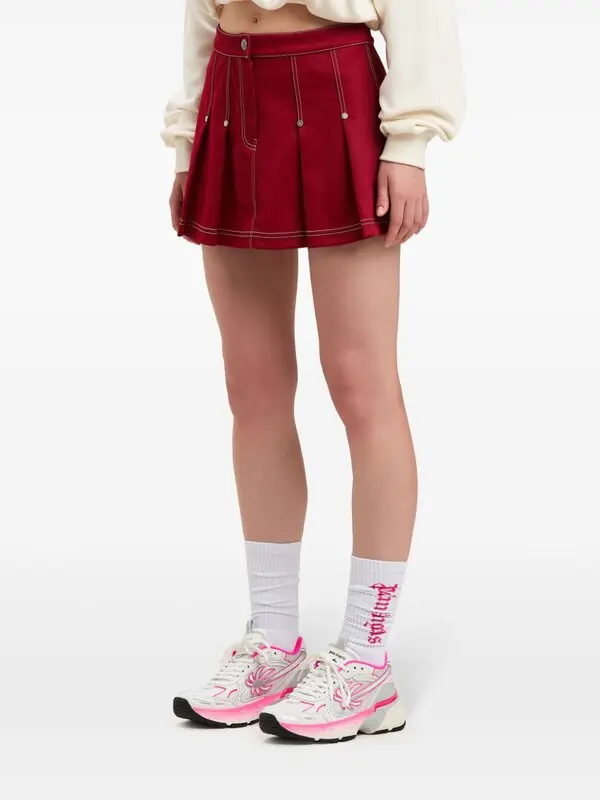 Palm Angels Pleated Mini Skirt