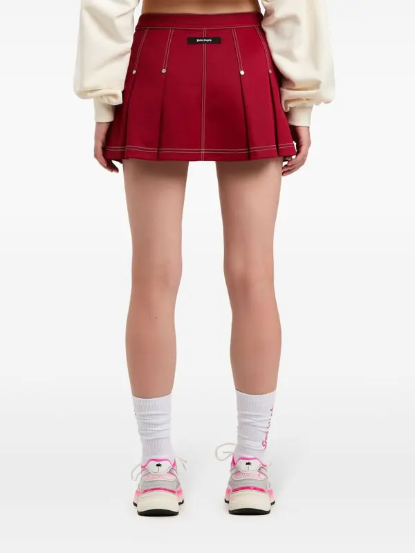 Palm Angels Pleated Mini Skirt