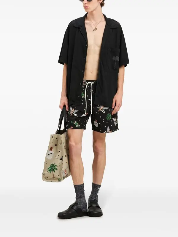 Palm Angels Pin-up Swim Shorts