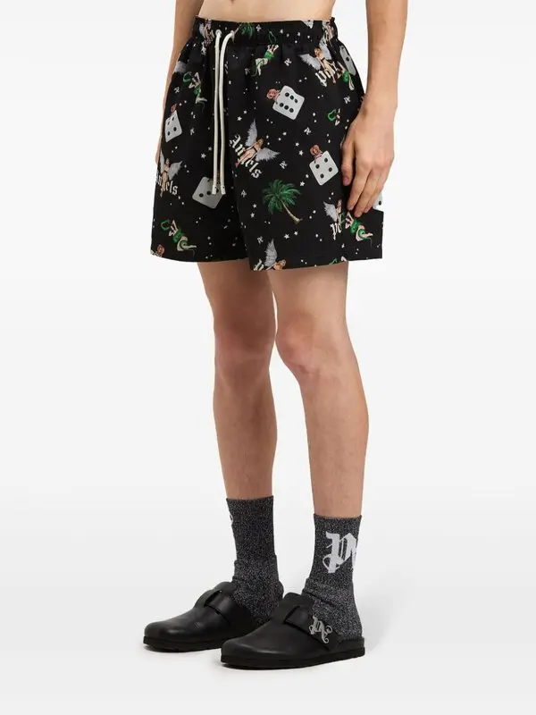 Palm Angels Pin-up Swim Shorts