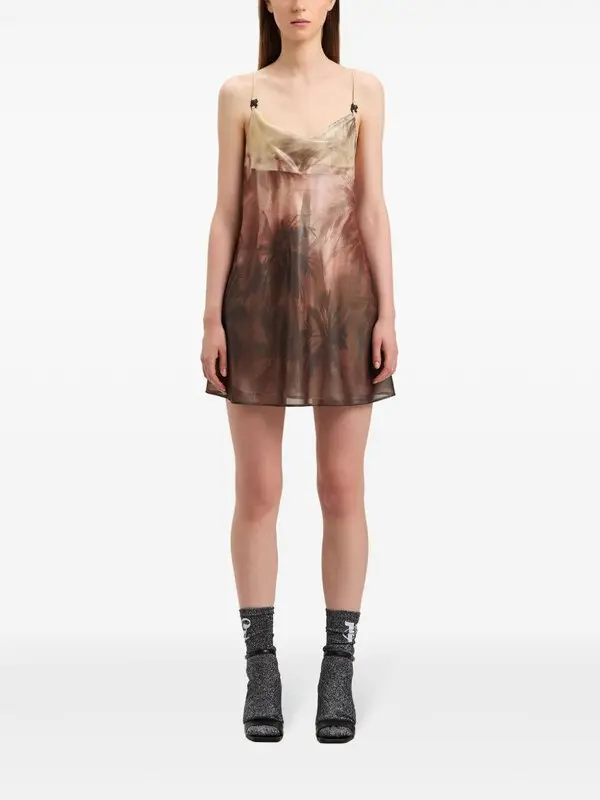 Palm Angels Sunset Palms Mini Dress
