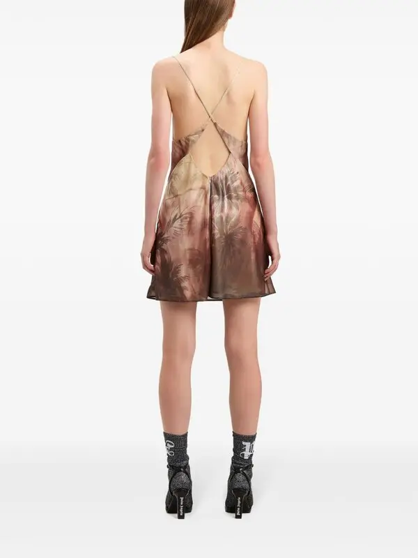 Palm Angels Sunset Palms Mini Dress