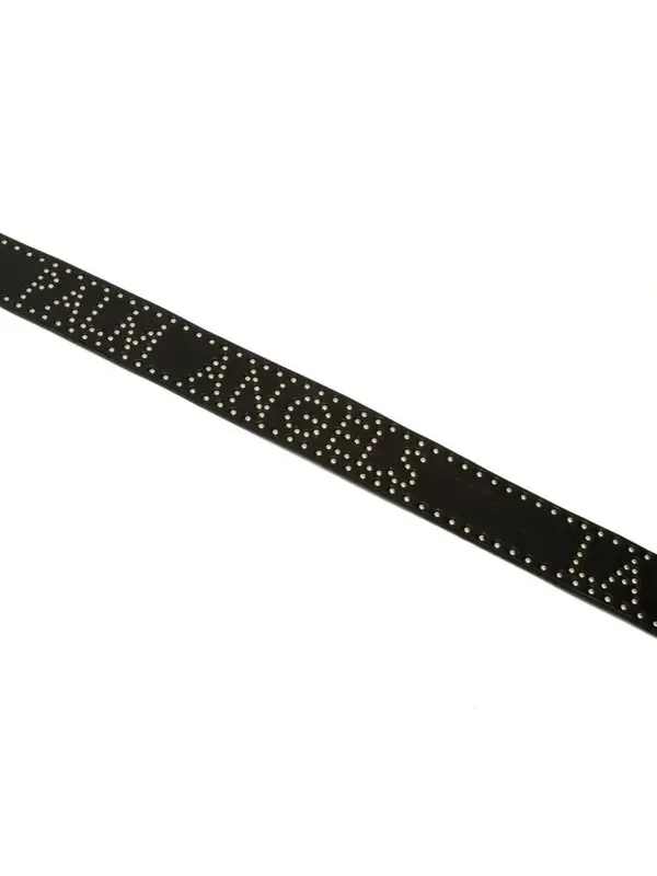 Palm Angels Logo Studded Belt
