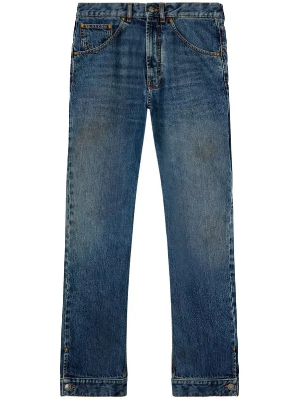 Palm Angels Straight-leg Jeans - Blue