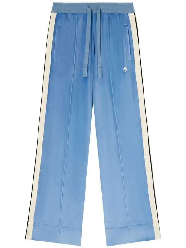 Palm Angels Oval-palm Chenille Sweatpants