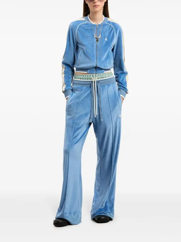 Palm Angels Oval-palm Chenille Sweatpants