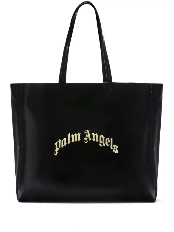 Palm Angels Logo-print Tote Bag - Black