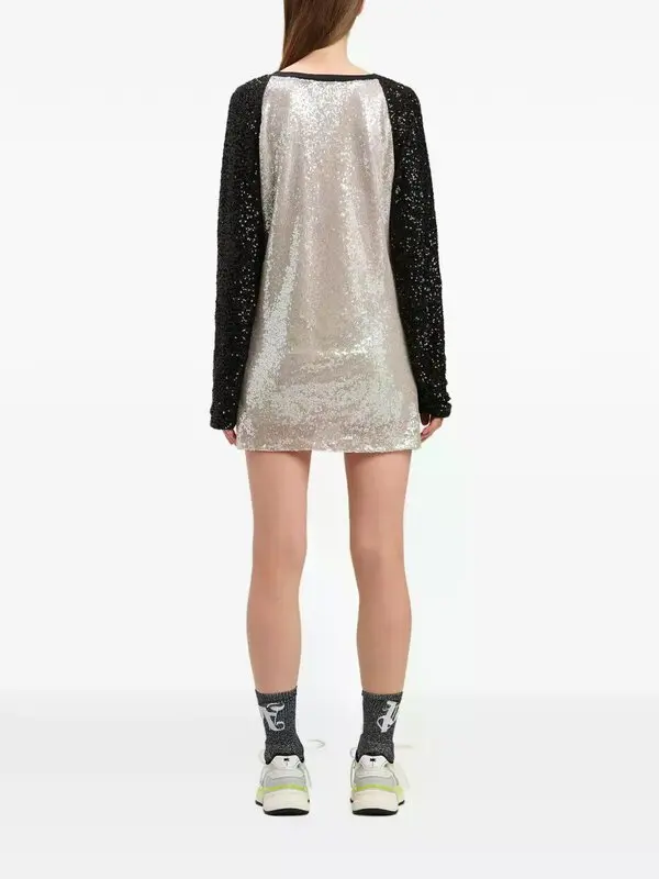 Palm Angels College Palm Mini Dress - Grey