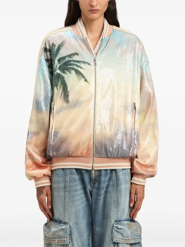 Palm Angels Sunrise Palm Bomber Jacket