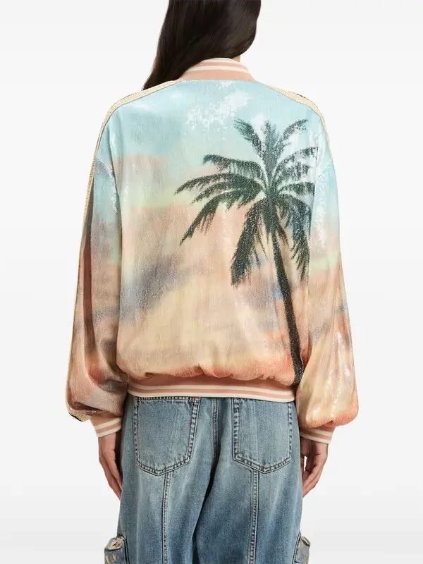 Palm Angels Sunrise Palm Bomber Jacket