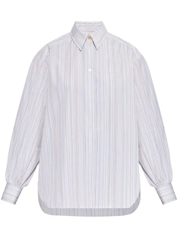 Paul Smith Striped Cotton Shirt - White