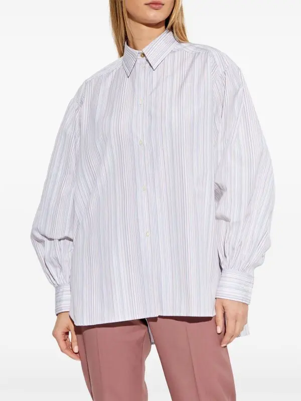 Paul Smith Striped Cotton Shirt - White