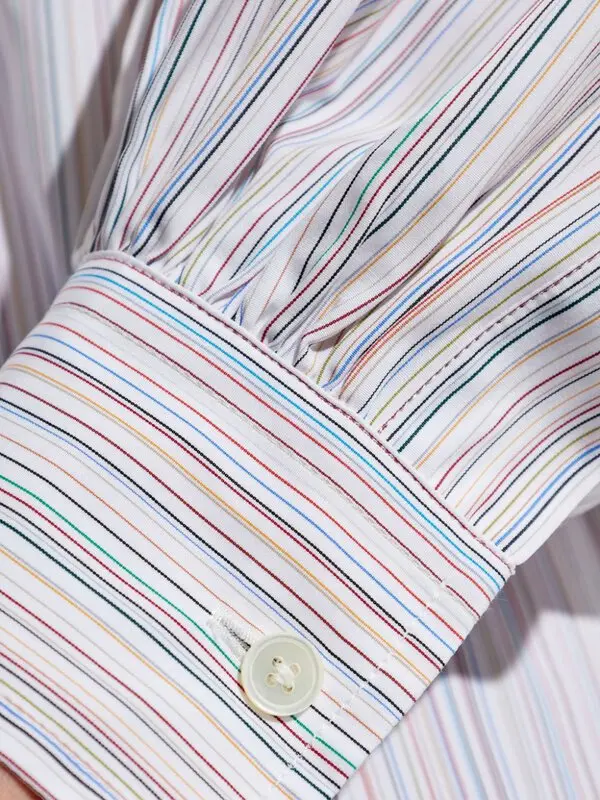 Paul Smith Striped Cotton Shirt - White