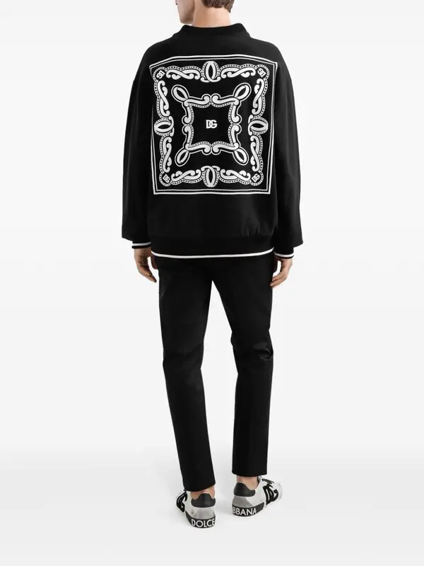 Dolce & Gabbana Bandana-print Sweatshirt