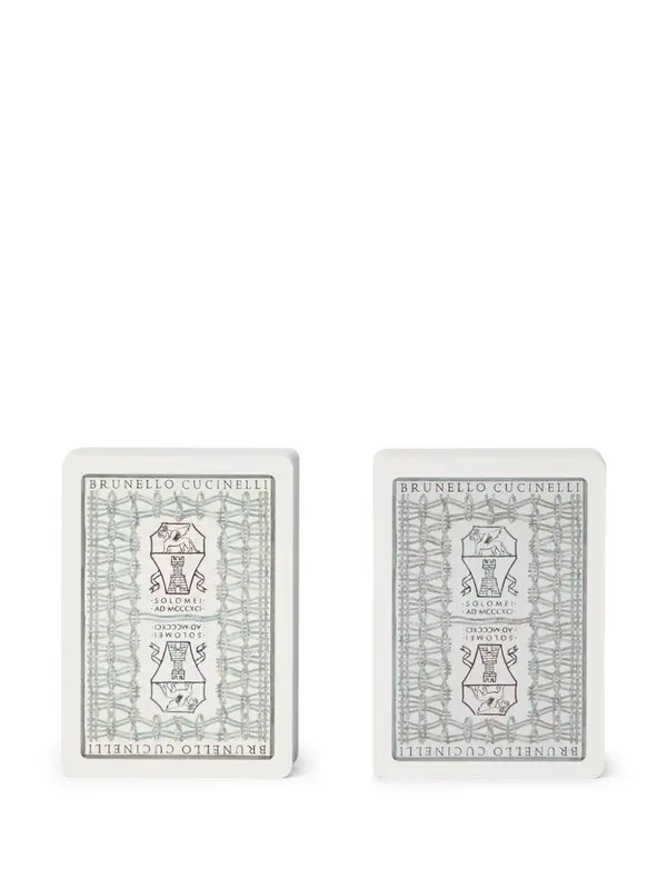Brunello Cucinelli Watercolour-effect Cards