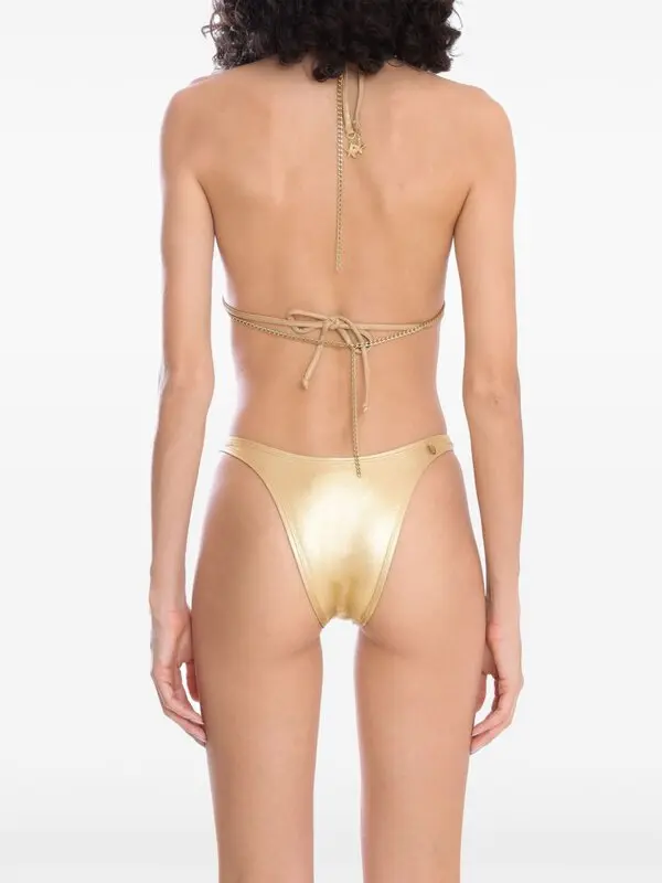 AMIR SLAMA Chain Link Detail Bikini Set