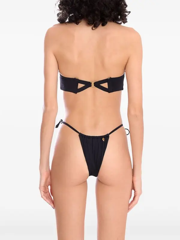 AMIR SLAMA Draped-detail Bikini Set
