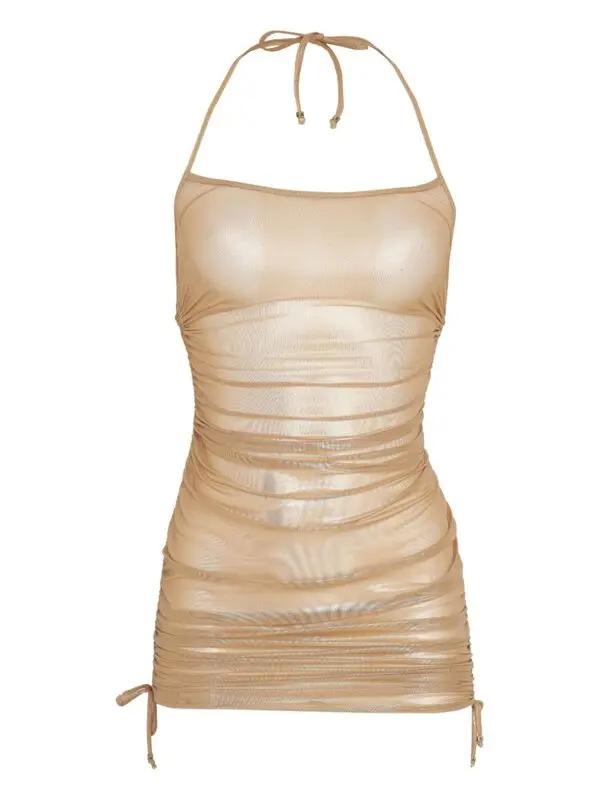 AMIR SLAMA Draped Mini Dress