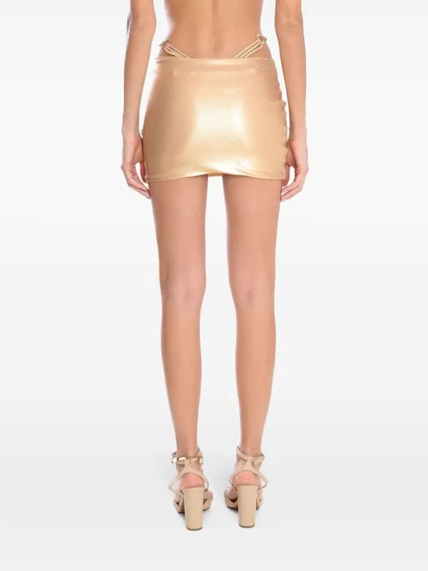 AMIR SLAMA Draped-detail Mini Skirt