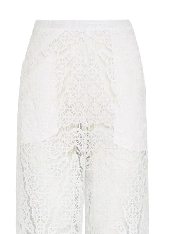 AMIR SLAMA Lace Trousers