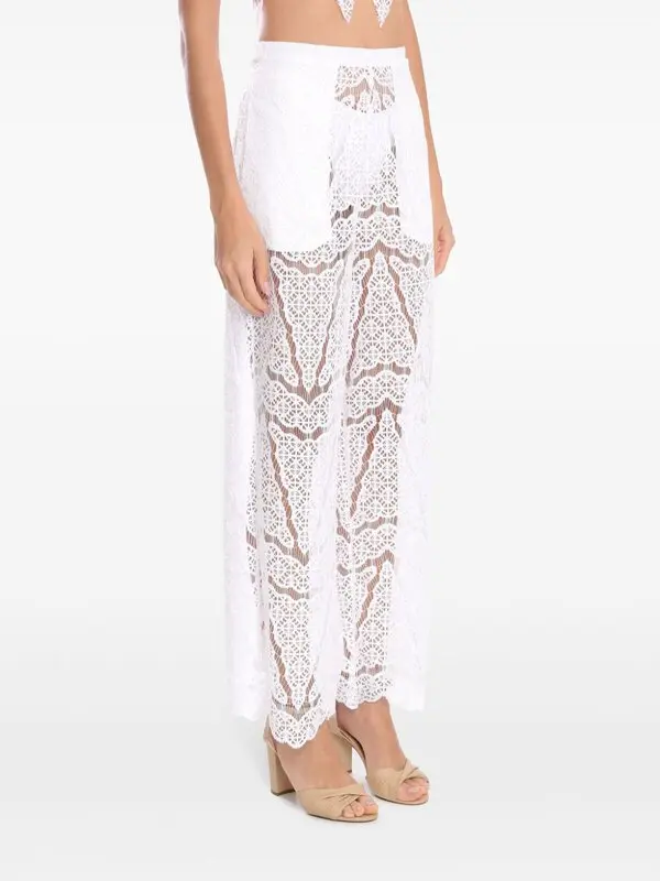 AMIR SLAMA Lace Trousers
