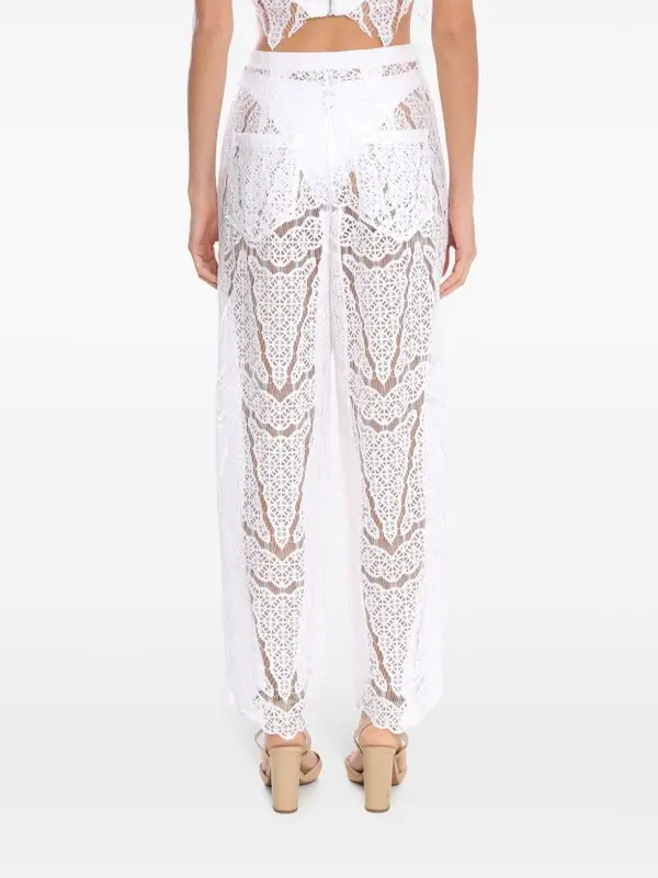 AMIR SLAMA Lace Trousers