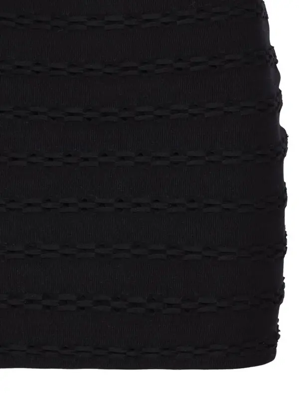 AMIR SLAMA Cut-out Detail Mini Skirt