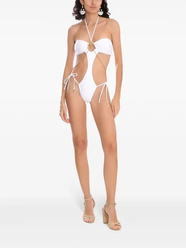 AMIR SLAMA Chain-link Detail Swimsuit