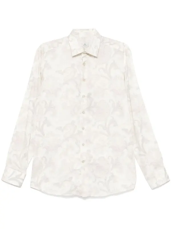 Etro Paisley-print Shirt - Neutrals