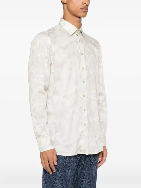 Etro Paisley-print Shirt - Neutrals